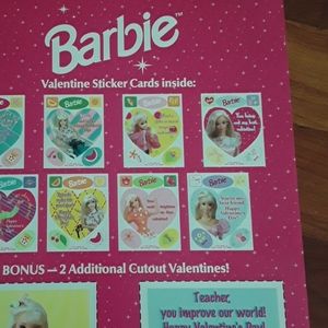 Barbie | Accents | Barbie Valentine Sticker Card Kit Vintage | Poshmark